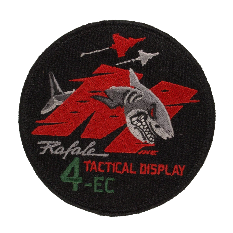 Patch Brodé Requin Mike - Escadron de chasse 1/4 Gascogne